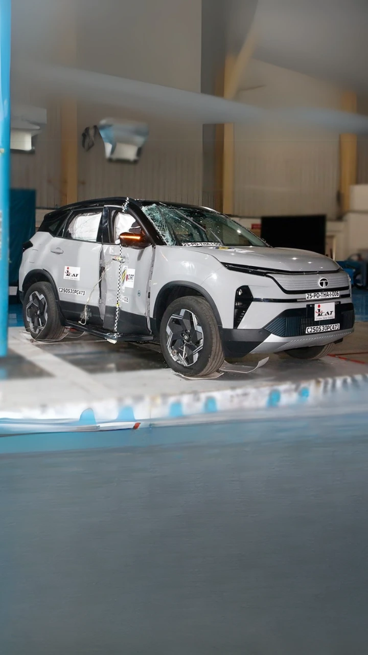 Tata Harrier EV scores full points in AOP test — Five starts in BNCAP