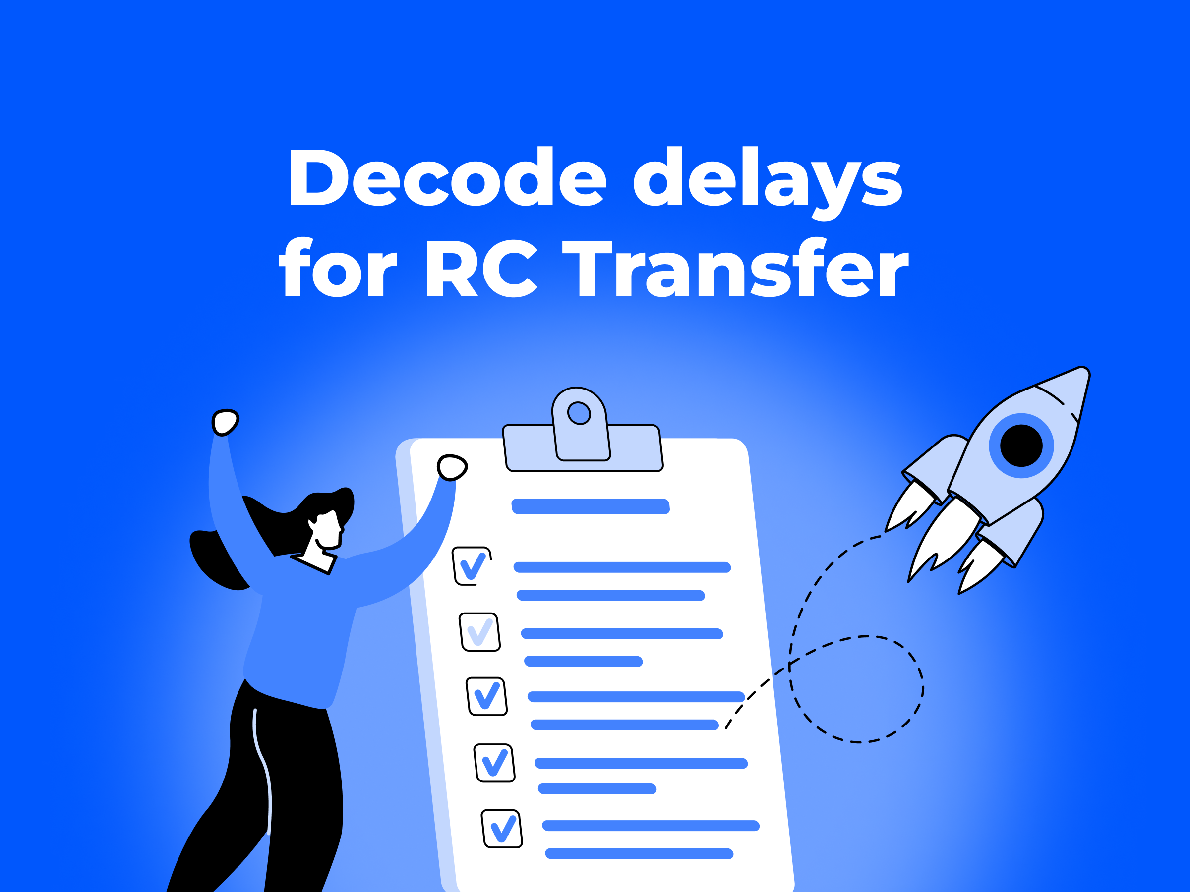 RC Transfer Stuck? Let's Decode the Delay Together!